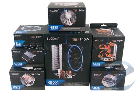 Обзор и тест кулеров PCcooler GI-X4, PCcooler S88, PCcooler Q127 ...