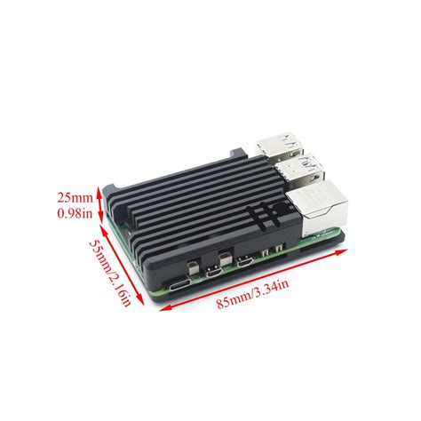 เคสอลูมิเนียมอัลลอยด์ พร้อมพัดลมระบายความร้อน สําหรับ Raspberry Pi 5 Shopee Thailand