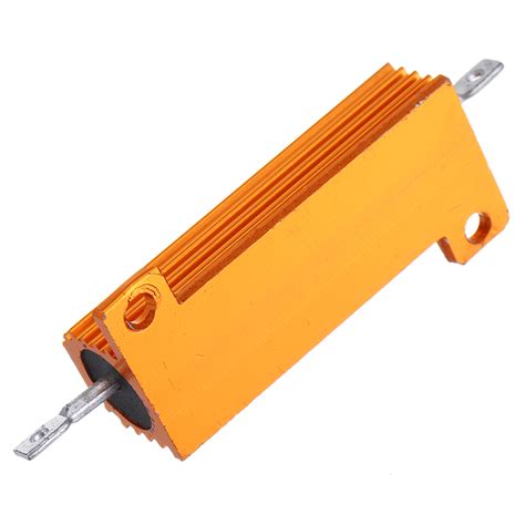 New Rx24 100w 3r 3rj Metal Aluminum Case High Power Resistor Golden