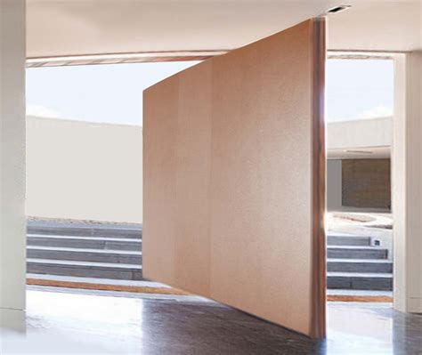 Wood Skin Sing Panel Pivot Door Non Warping Patented Wooden Pivot