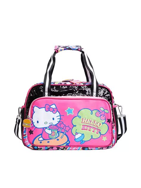 Sanrio Overnight Bag Hologram Hello Kitty Pink 7853 Off Central