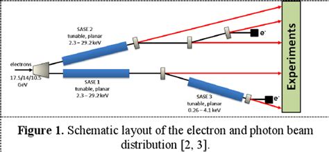 Schematic Layout Of The Electron And Photon Beam Distribution Download Scientific Diagram