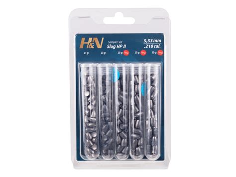 Handn Slug Hp Ii Sampler 218 Cal 5 Types Airgun Depot