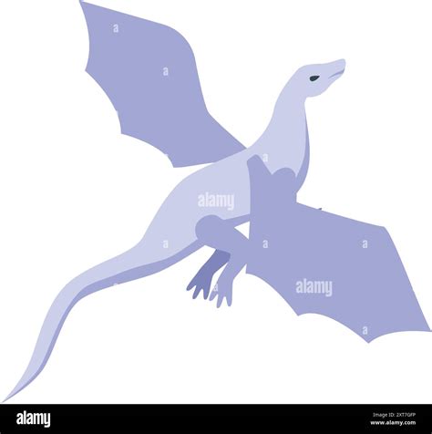 Purple Fantasy Dragon Flying With Spread Wings Stock Vector Image And Art