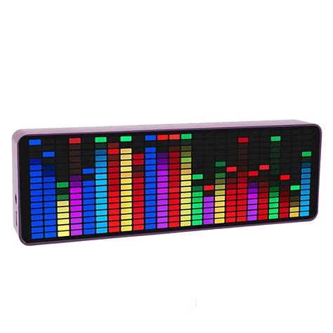 Audio Spectrum Analyzer Hu 008b Led Music Spectrum Display 1624 Segments 5v Usb 16x24 384 Rgb
