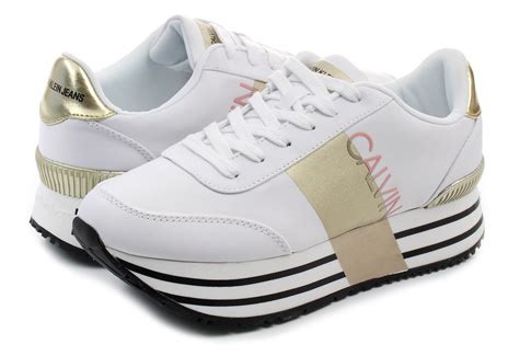 Calvin Klein Jeans Sneakersy - Coretta - RE9807-WHTTenisky, Boty ...