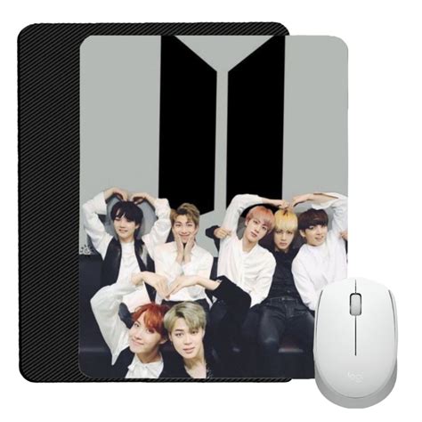 Mouse Pad แผ่นรองเมาส์ Rm อาร์เอ็ม Jin จิน Suga ชูก้า จีมิน Park Ji Min