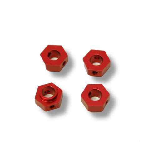 Cnc Machined Aluminum Wheel Hex Adapters For Traxxas Trx 4 4pcs