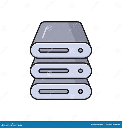 mainframe icon vector from computers and network collection thin line