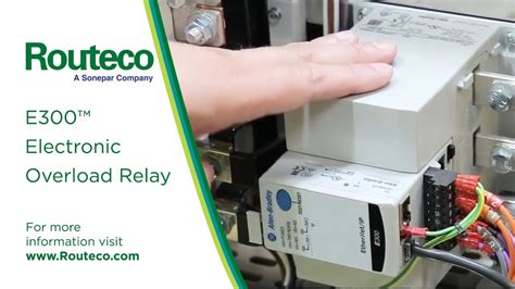 Industrial Control Gear E300™ Electronic Overload Relay From Allen Bradley® Youtube