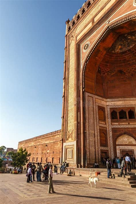 Buland Darwaza Gate Is The Entrance To Jama Masjid Mosque In Fatehpur