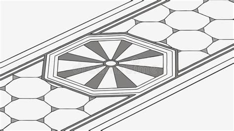 Hexagonal Tile Pattern Geometric Design And Decorative Floor Vector