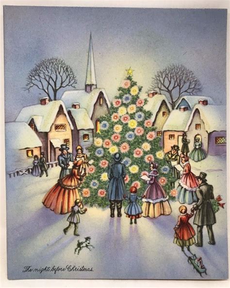 Retro Christmas Cards 1950s