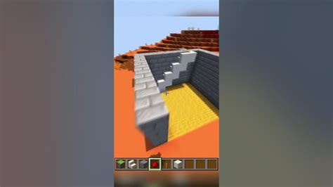 Скрытая лестница в стене Minecraft Youtube