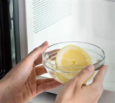 Microwave Cleaning And Deodorizing Hack Using Lemon And Vinegar Diy Joy