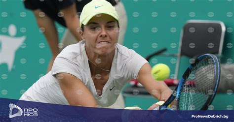 Най добрата българска тенисистка Виктория Томова загуби първия си мач за 2025 от белгийска