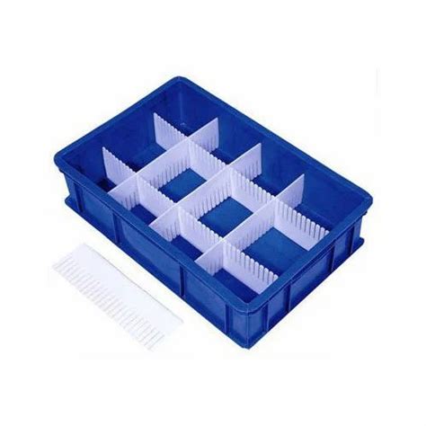 Plastic Blue Partition Crates At ₹ 1000 In Belgaum Id 18981449097