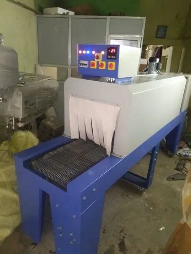 Mild Steel Electric Automatic Shrink Tunnel Machine Voltage 220 240