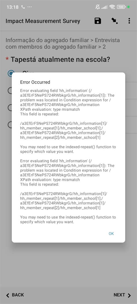 Error Evaluating Field Form Building Kobotoolbox Community Forum