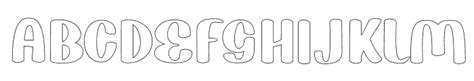 Flephy Outline Font What Font Is