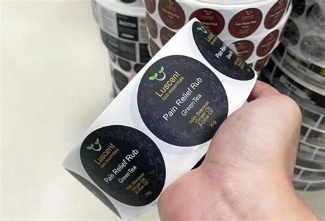 Custom Tea Labels China Sticker Print