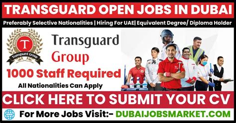 Transguard Group Careers In UAE 2024 Fulfill Your Dreams Dubai