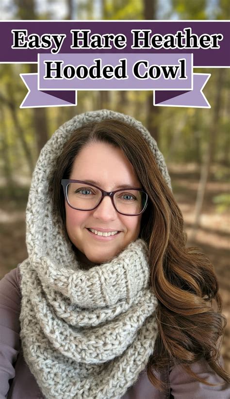 12 Crochet Cowl Hood Ideas Cloudy Yarn