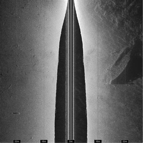 Side Scan Sonar Track Showing A 19th Century Shipwreck Download Scientific Diagram
