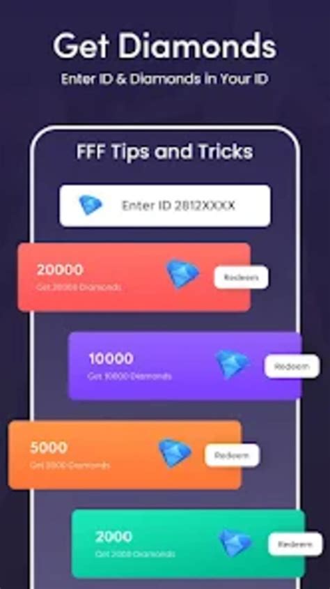 Get Daily Diamonds Fff Skin For Android Download