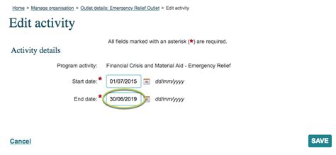 Manage An Expired Funding Source Community Data Solutions