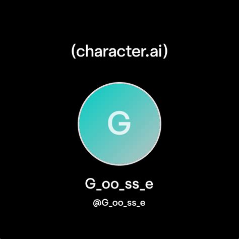 Goosse Goosse Characterai Personalized Ai For Every