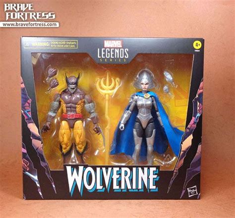 Marvel Legends Wolverine And Lilandra Neramani 2 Pack Brave Fortress