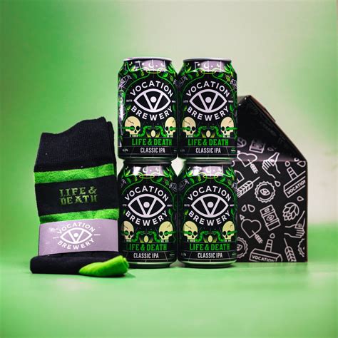Life And Death Beer Socks T Set Ipa Beer T Vocation Brewery