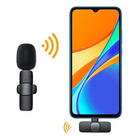 Microfone De Lapela Sem Fio Wifi Bluetooth Para Celular Smarthphone