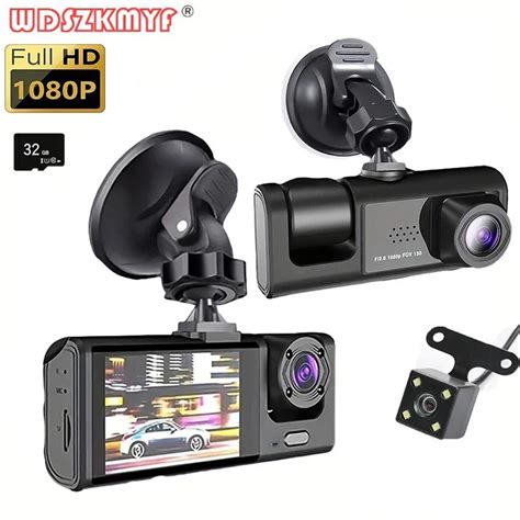 Jual 1080p Car Dvr 3 Camra Dash Cam For Cars Camera For Vehicle