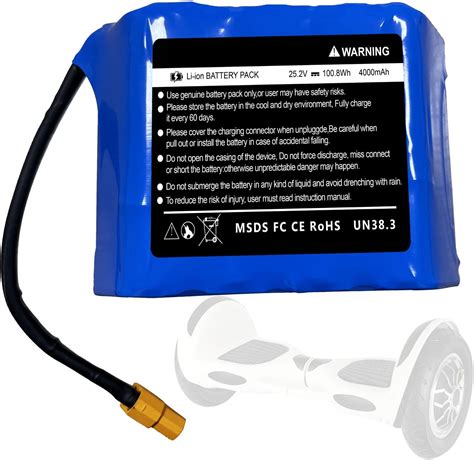 36v Hoverboard Battery Replacement 36v 2ah Rechargeable