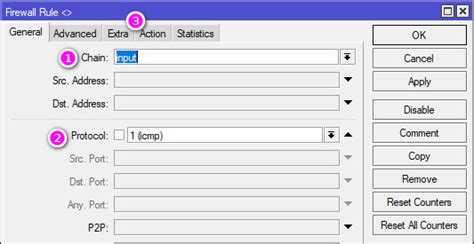 Block Remote Access PING ICMP