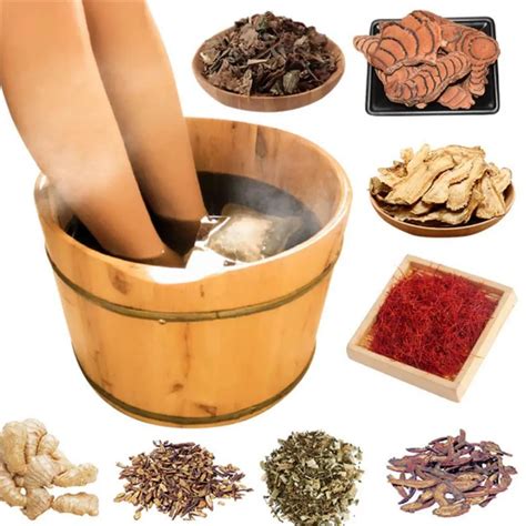 Chinese Medicine Feet Powder Home Health Safflower Ginger Wormwood Moxa