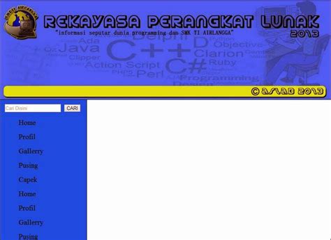 Membuat Kerangka Website Sederhana Dengan Tag Html 5 And Css 3 Reja Exe Cyber