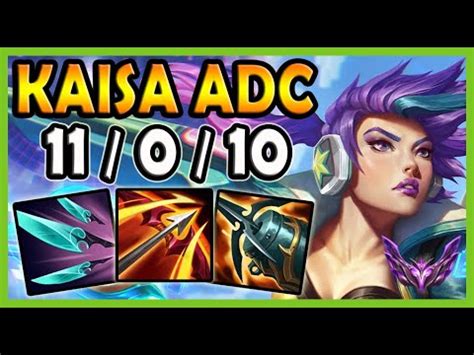 Kaisa Vs Zeri PERFECT KDA ADC Korea Master Patch YouTube