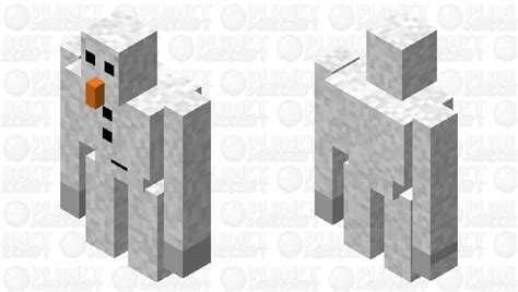 Minecraft Papercraft Snowman