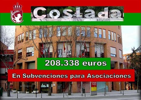 El Gobierno Municipal De Coslada Aprueba Conceder Subvenciones Por