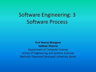 Software Engineering Software Process PPTX Computer Software And Applications Computing