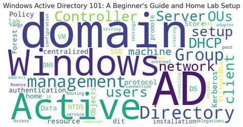 Windows Active Directory 101 A Beginners Guide And Home Lab Setup