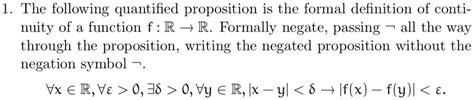 solved 1 the following quantified proposition is the formal