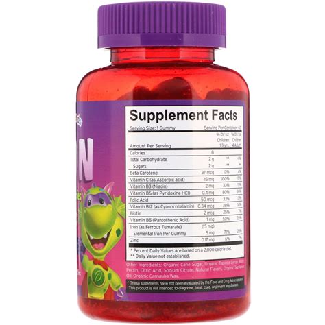 Vitamin Friends Iron Vegan Gummies Strawberry Flavor 60 Pectin