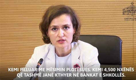 Viti I Ri Shkollor Besa Shahini Dy Javët E Para Do Të Jenë Përsëritje