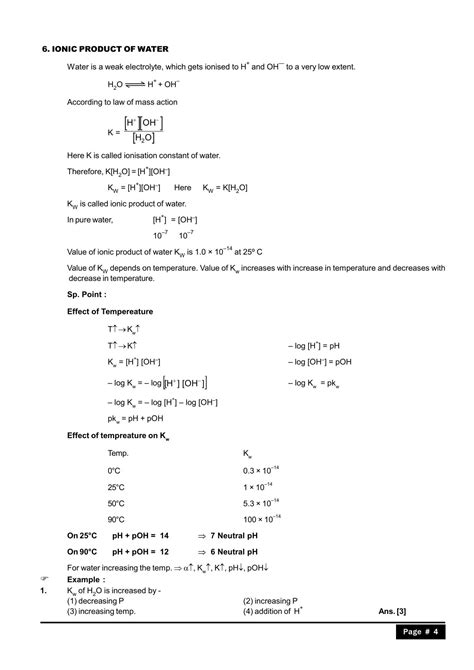 Ionic Equilibrium Class 11 Notes For Iit Jee And Neet