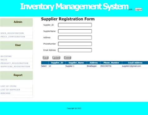 Inventory Management System Project In ASP Net With Source Code