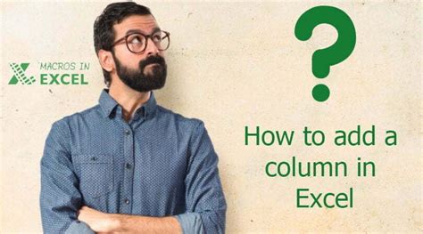 How To Insert A Column Cells In Excel MacrosInExcel Com